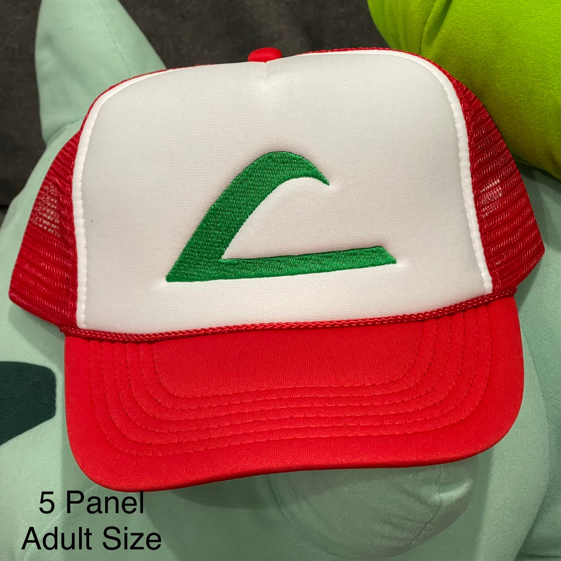 Ash Ketchum Pokémon Cosplay Mesh Trucker Cap in Adult and - Etsy