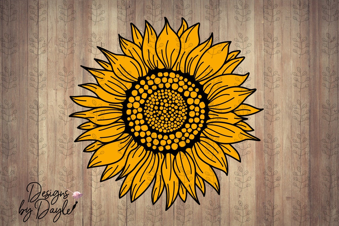 Sunflower Decal / Sunflower Laptop Decal / Sunflower Car Decal - Etsy