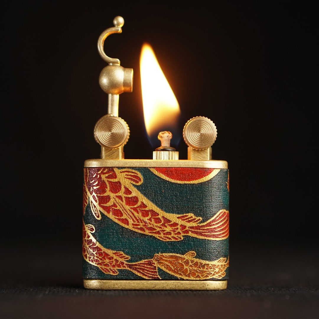 Personalized Handcrafted Refillable Lighter - Artisan Crafted Genuine ...