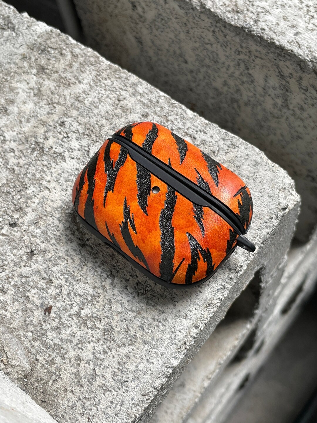 Tiger Stripe Design for Airpods 1, 2, 3, 4, and Pro Case - Handcrafted ...