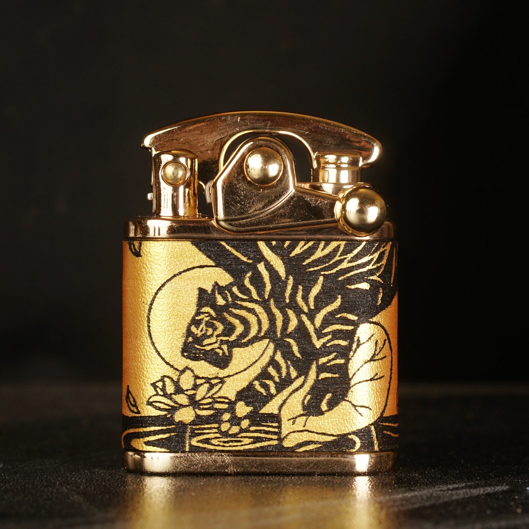 Dragon Design Refillable Lighter - Personalized Handcrafted Zippo ...