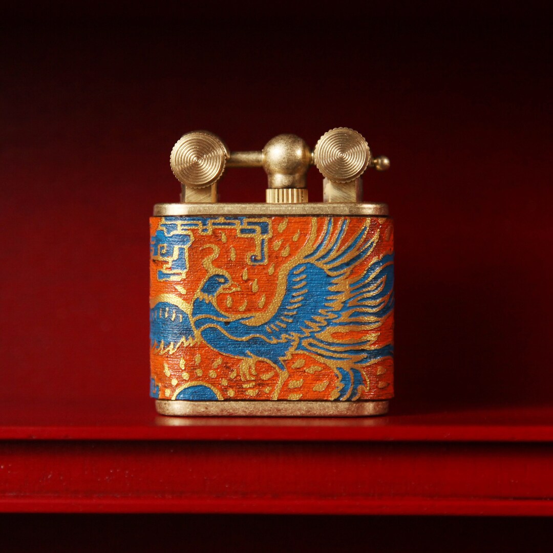Flying Phoenix Design for Refillable Lighter Handcrafted - Etsy