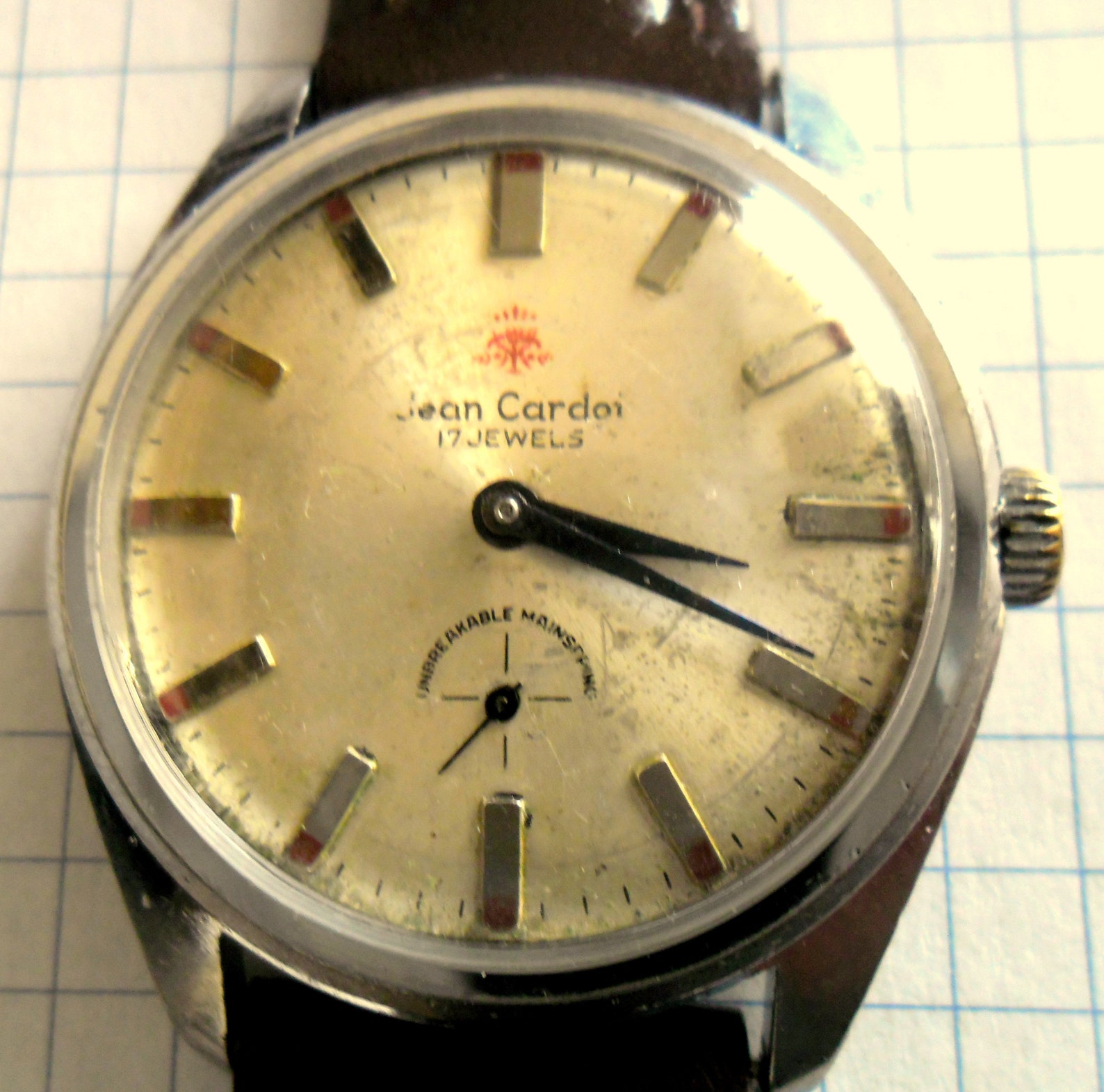 Jean Cardot Made in Tonga 80's Mecanical 17 Jewels - Etsy UK