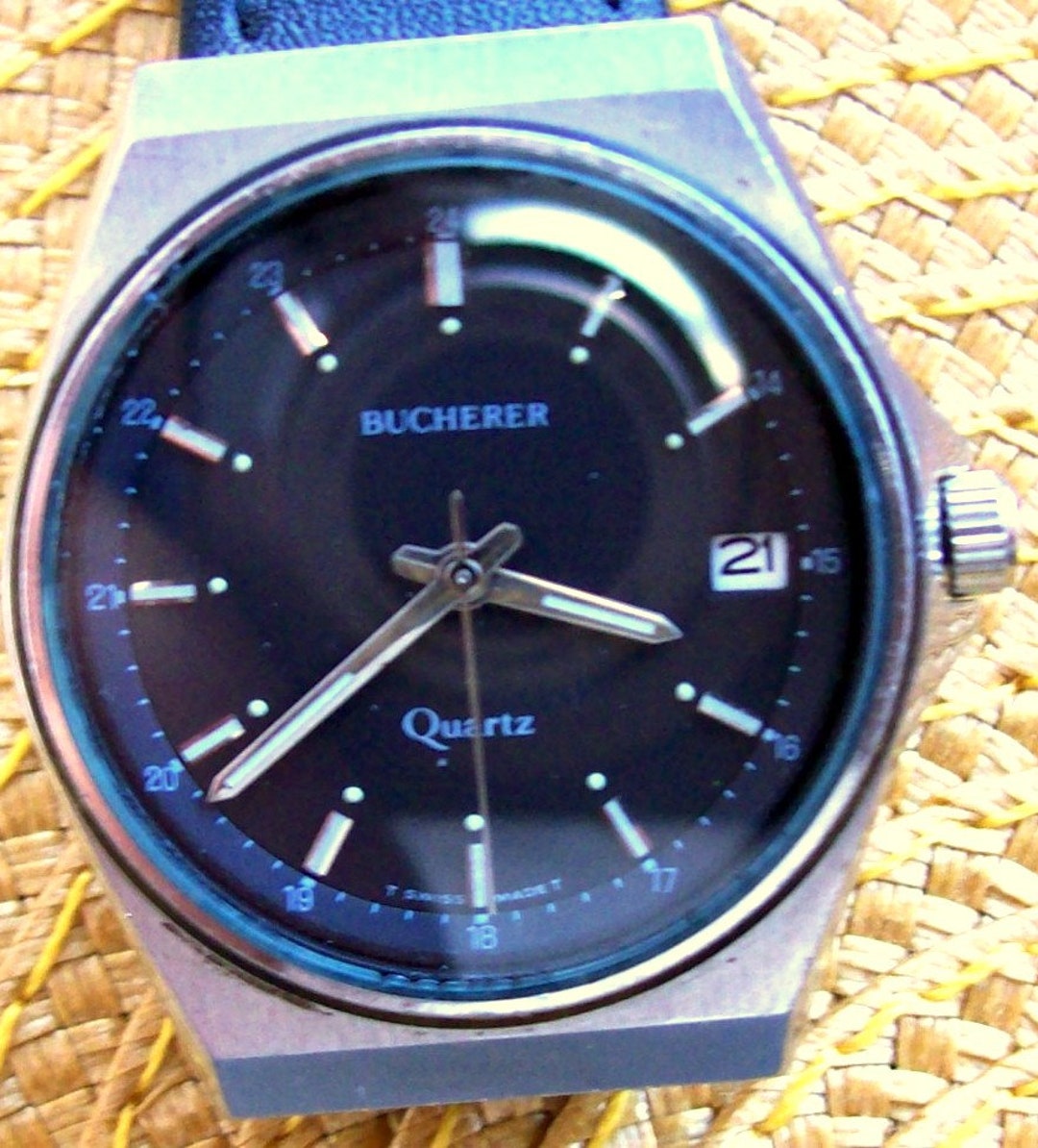 Bucherer Quartz 1970s Swiss Made - Etsy