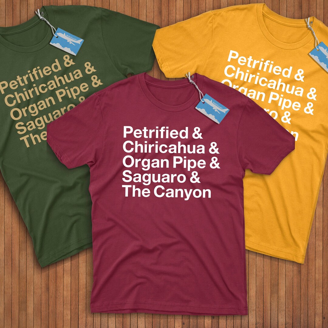Arizona National Parks Shirt! Reppin' Petrified Forest, Chiricahua ...