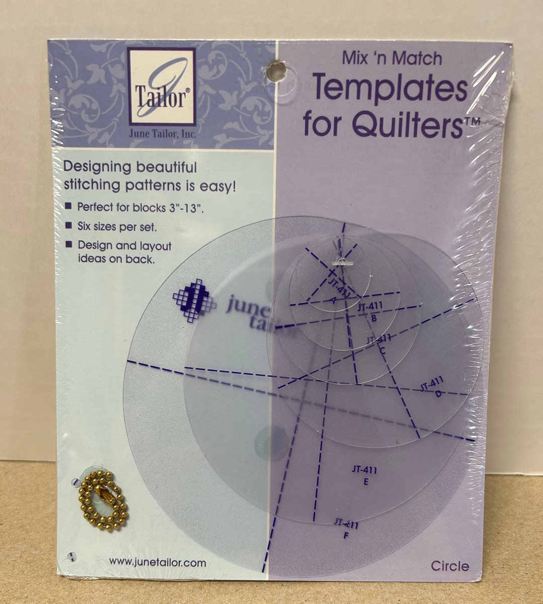June Taylor/mix and Match Templates for Quilters/ Circle Templates for ...