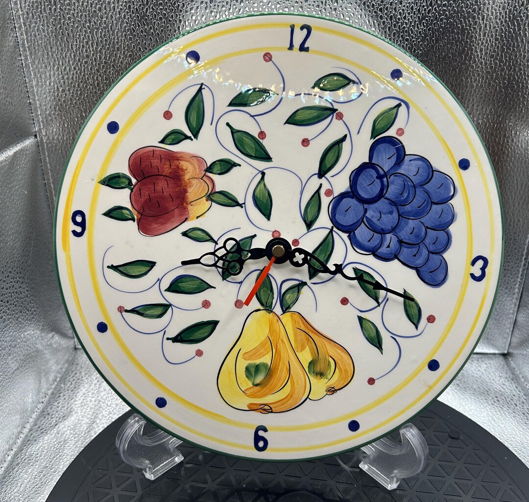 Fruit Pattern Wall Clock/wall Clock - Etsy