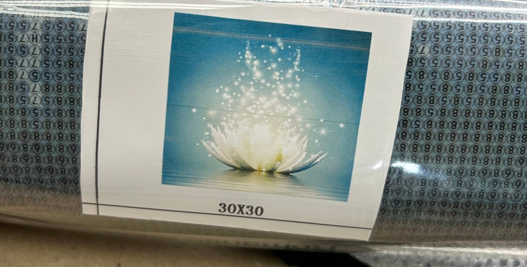 Romantic Lotus Diamond Painting Kit/xy1017/diamond Painting Kit - Etsy