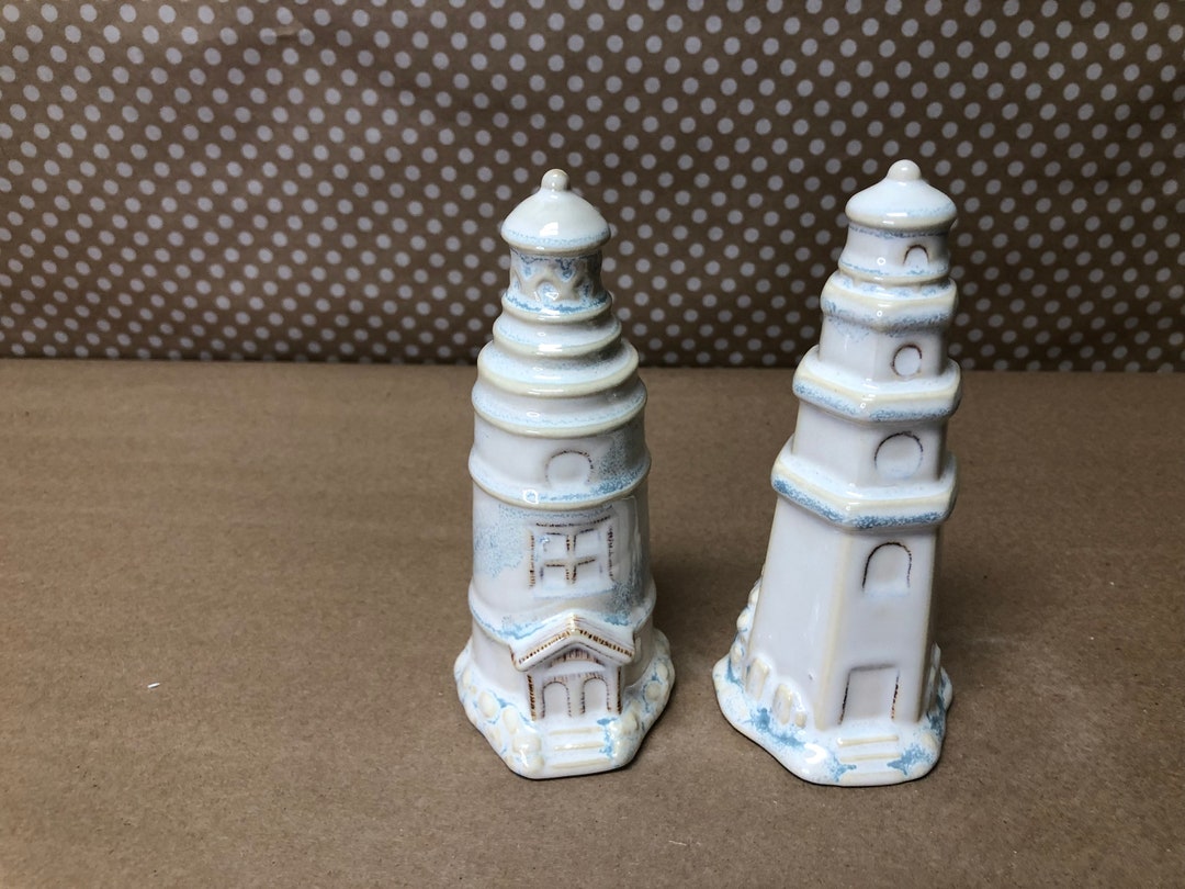 Home Studio/ Shoreline Collection/ Lighthouse Salt and Pepper Shakers ...