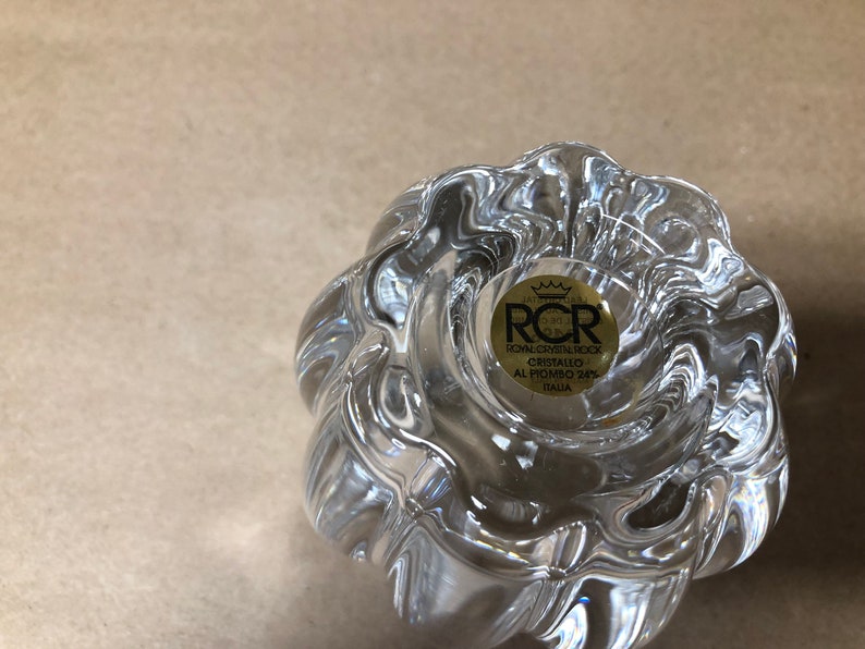 RCR /royal Crystal Rock/cristallo/24 % Lead Crystal Votive | Etsy