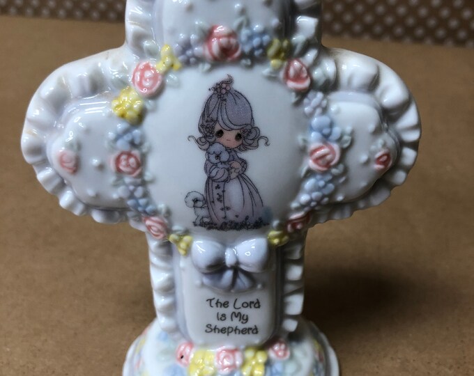 Precious Moments/ the Lord is My Shepard Cross/psalm23:1-3 - Etsy