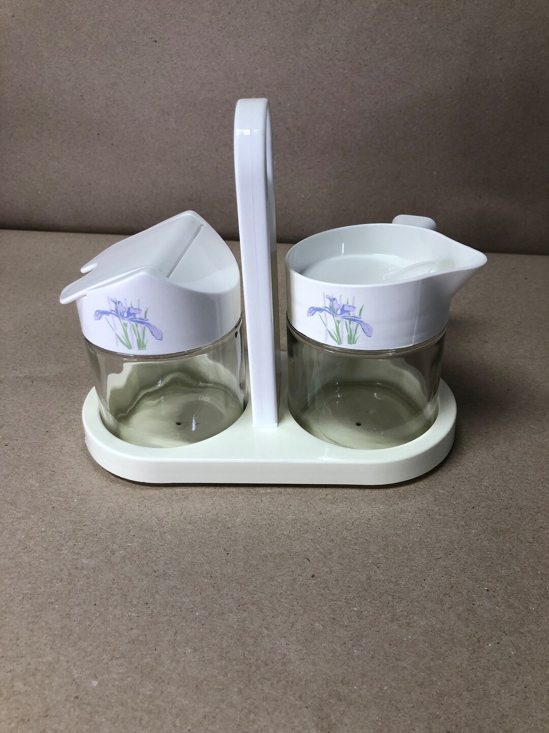 Coring/gemco/iris/ Creamer, Sugar and Caddy/ Creamer and Sugar - Etsy