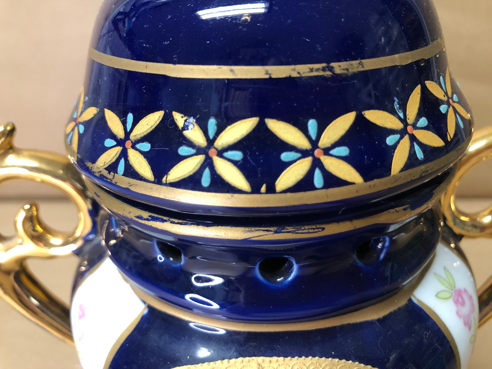 French Limoges/ Blue Venetian Lagoon / Fine Porcelain/ Italian - Etsy