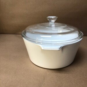 Corning Ware/b-1 3/4 /buffet Server/ Winter White/ 1 3/4 Qt. Covered ...