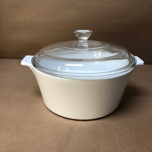 Corning Ware/b-1 3/4 /buffet Server/ Winter White/ 1 3/4 Qt. Covered ...