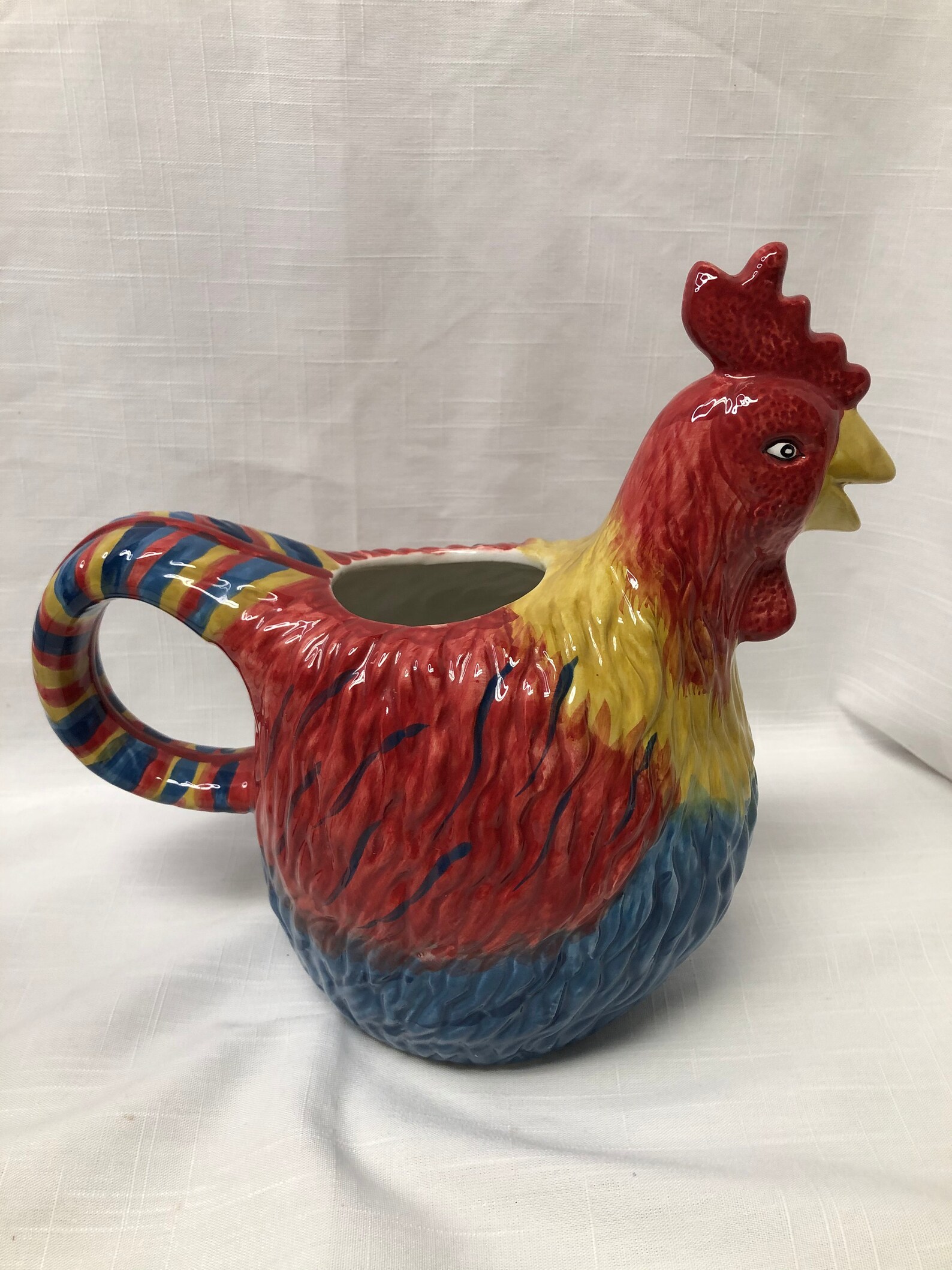 Hausenware Cermanics/Rooster /Pitcher | Etsy