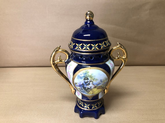 French Limoges/ Blue Venetian Lagoon / Fine Porcelain/ Italian - Etsy