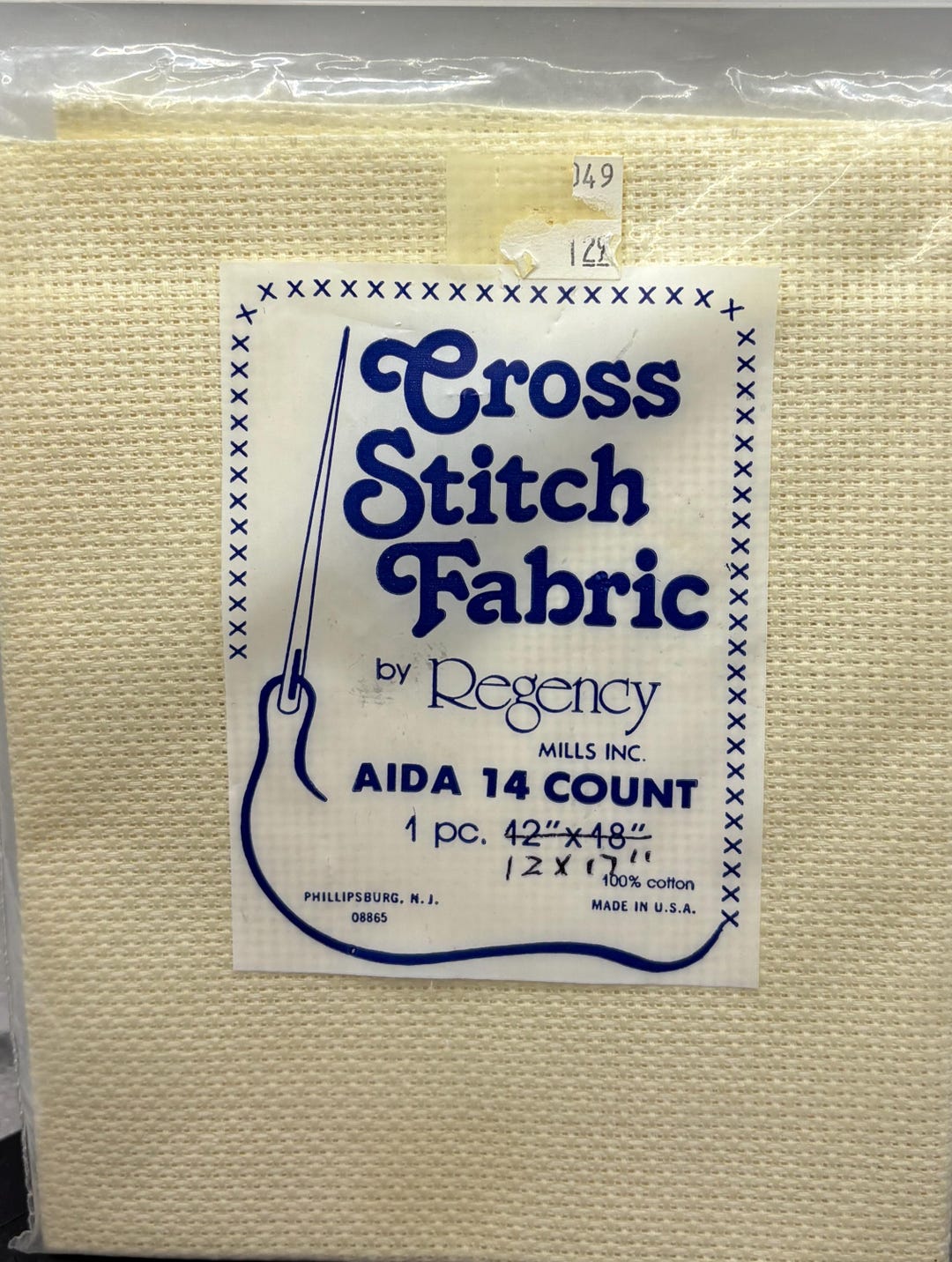 Regency Mills/ 14 Count Beige Aida Cloth/ Aida Cloth - Etsy