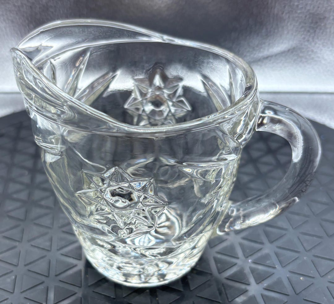 Anchor Hocking/prescut/ Star of David Creamer/ Creamer - Etsy