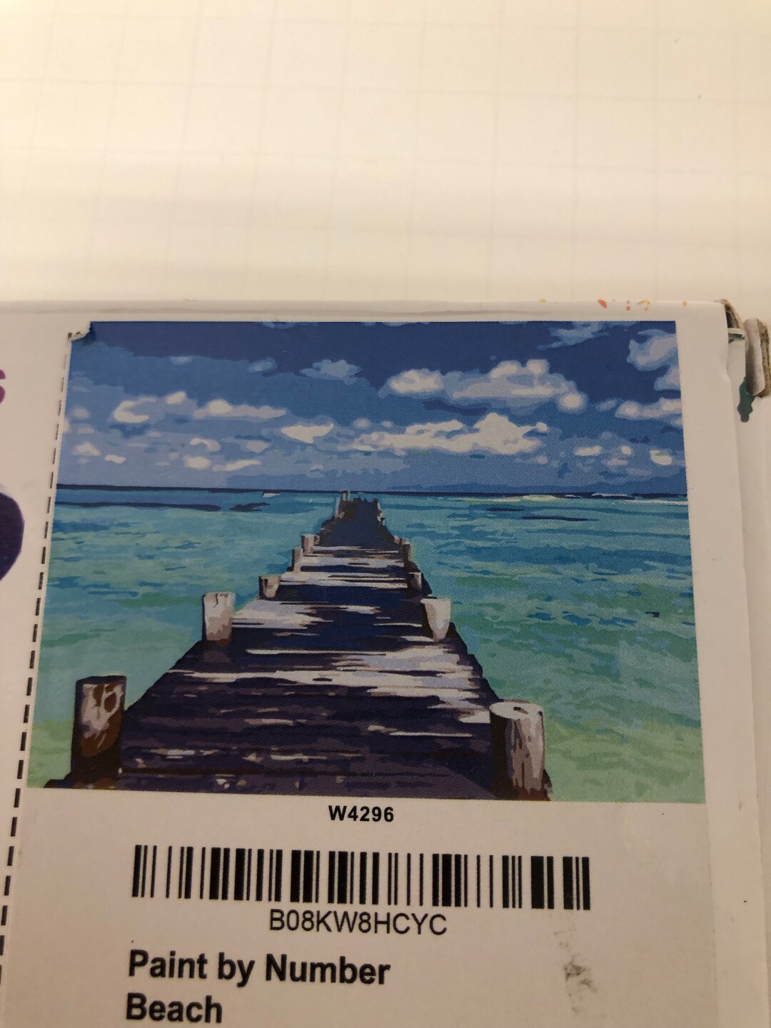 Oyearts/paint by Number Kit/ Beach Dock/beach Paint Kit - Etsy