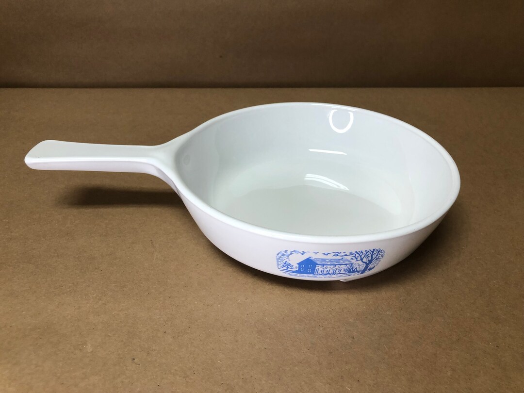 Corning Ware/ MW-83-B/ Microwave Browning Dish/ Blue Colonial House - Etsy