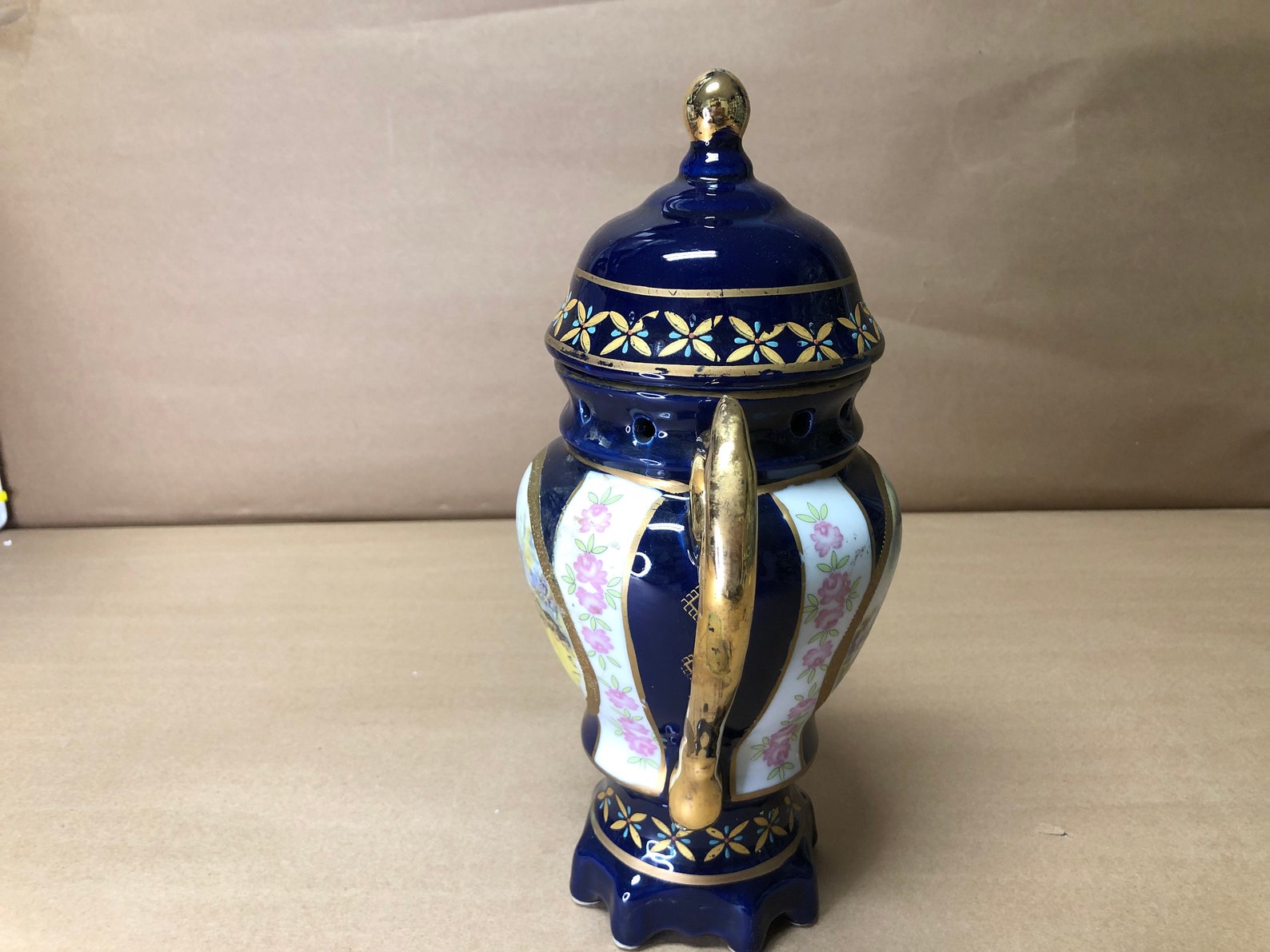 French Limoges/ Blue Venetian Lagoon / Fine Porcelain/ Italian Design ...