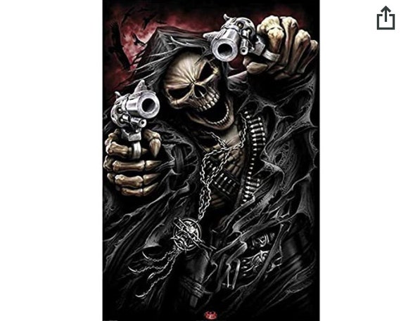 Grim Reaper With Guns
