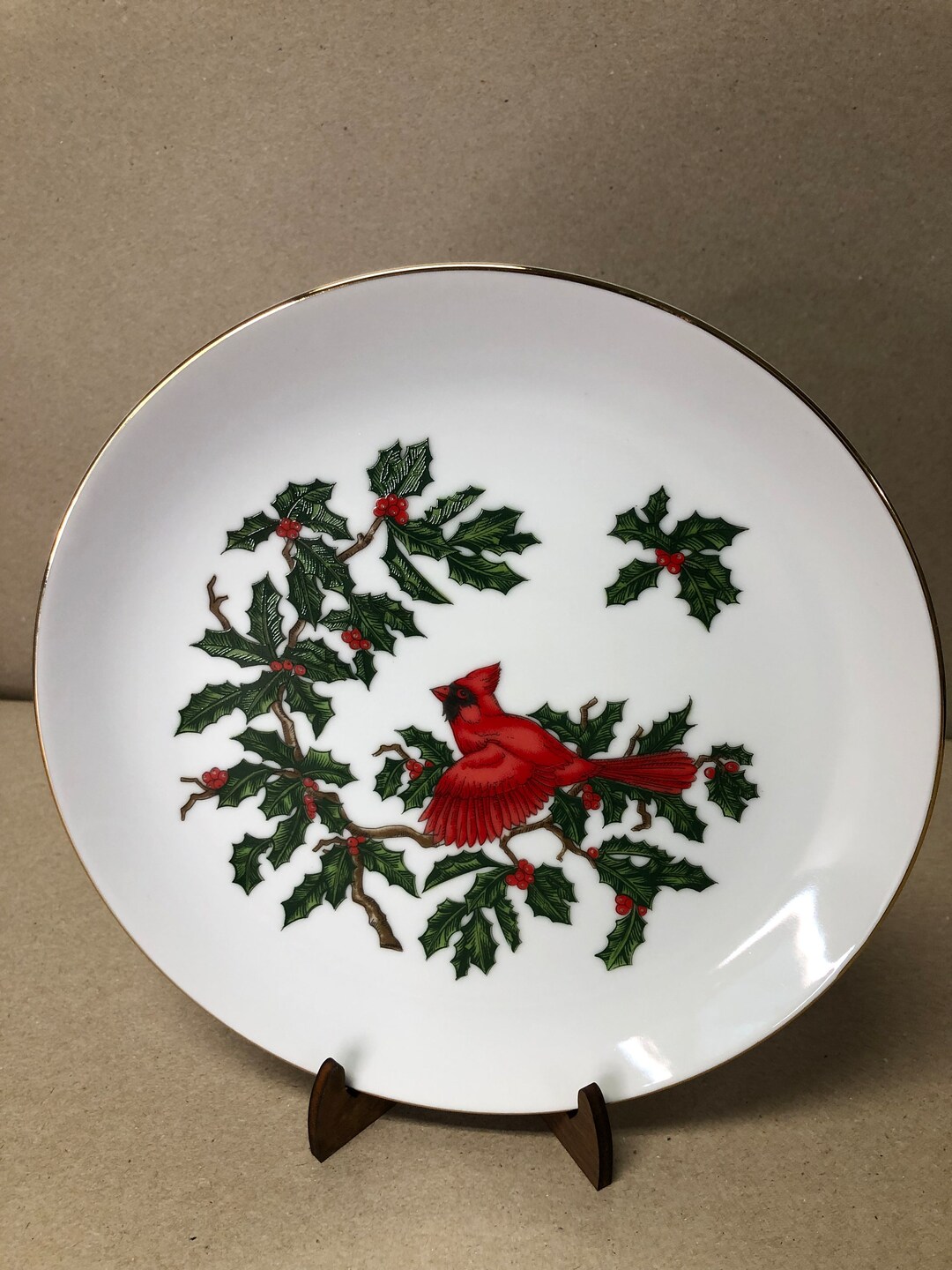 Lefton/ Cardinal Plate/ Cardinal/plate - Etsy