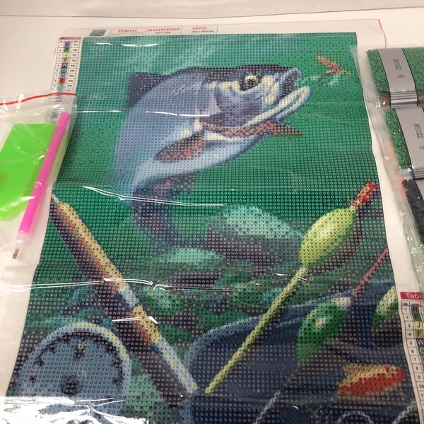 Diamond Painting Fishing - Etsy