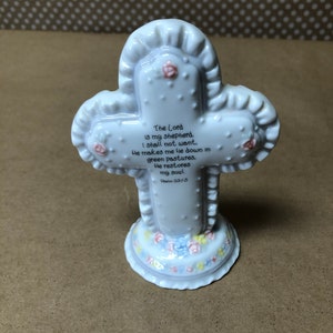 Precious Moments/ the Lord is My Shepard Cross/psalm23:1-3 - Etsy