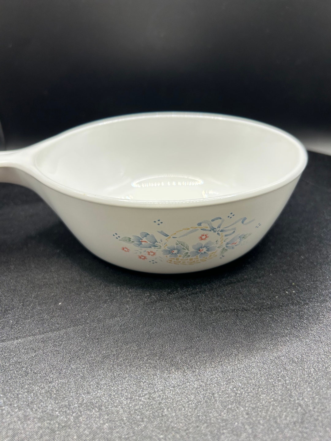 Corning Ware/ S-81-B/ Country Cornflower/blue Ribbon With Basket/1/2 ...