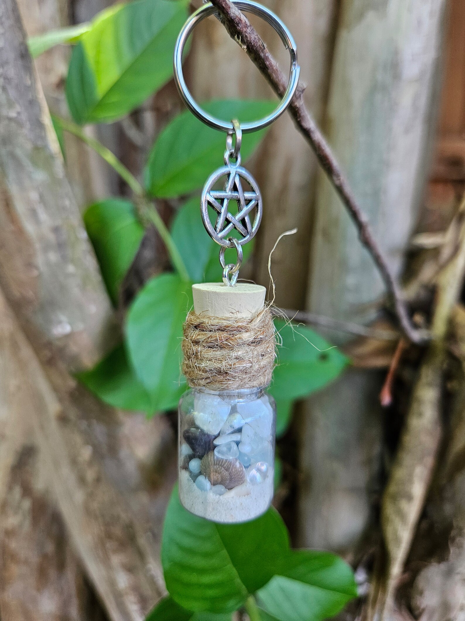 Spell Jar Keychain, Keychain Spell Jar, Spell Bottles, Protection, Love ...