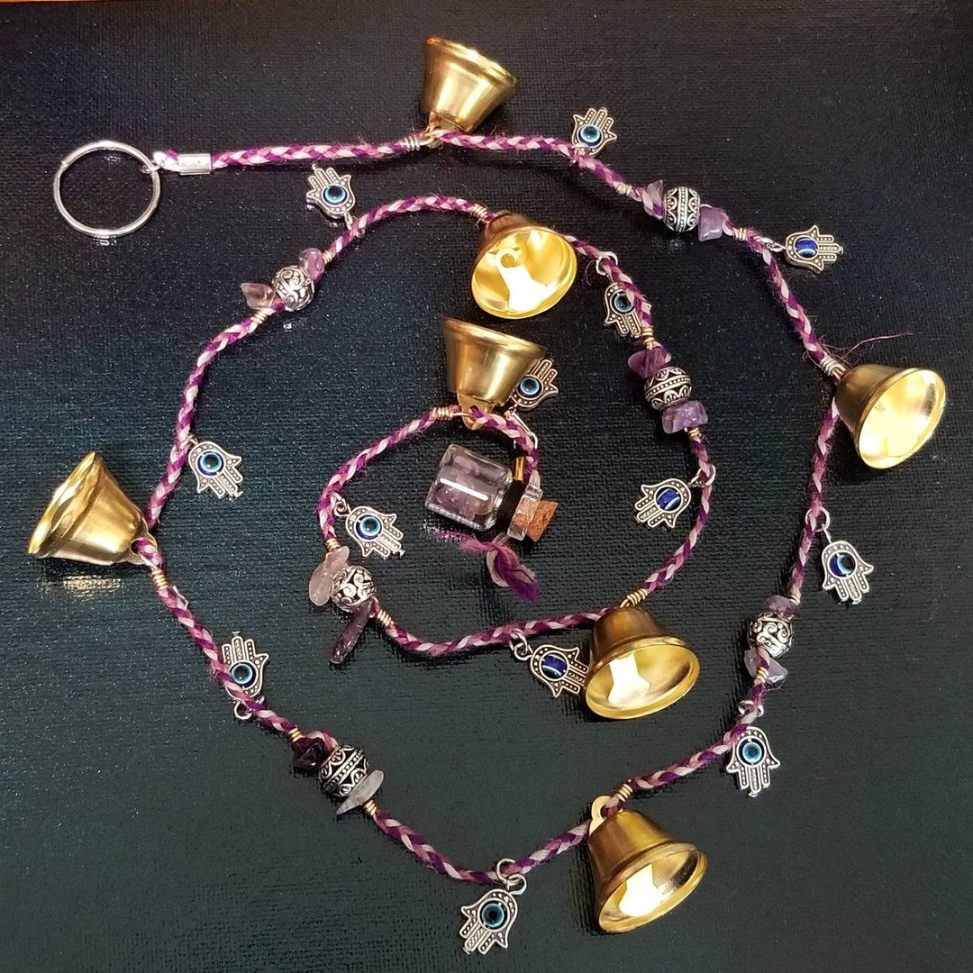 Purple Witch Bells Altar Bells Bell String Witch Bells - Etsy