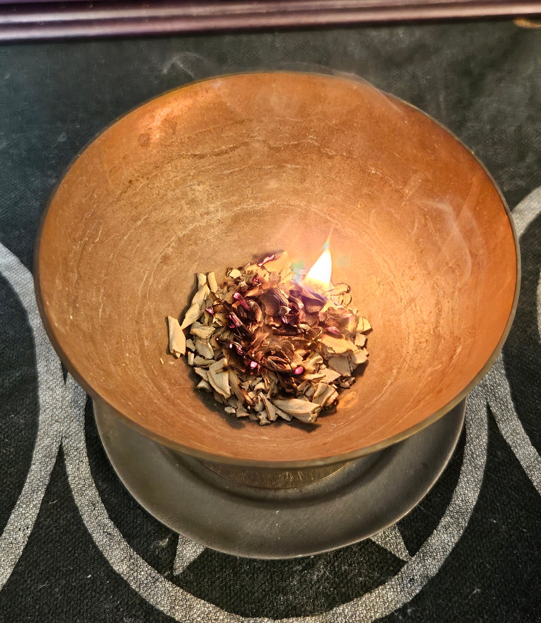 Burning Bowl With Offering Plate - Etsy