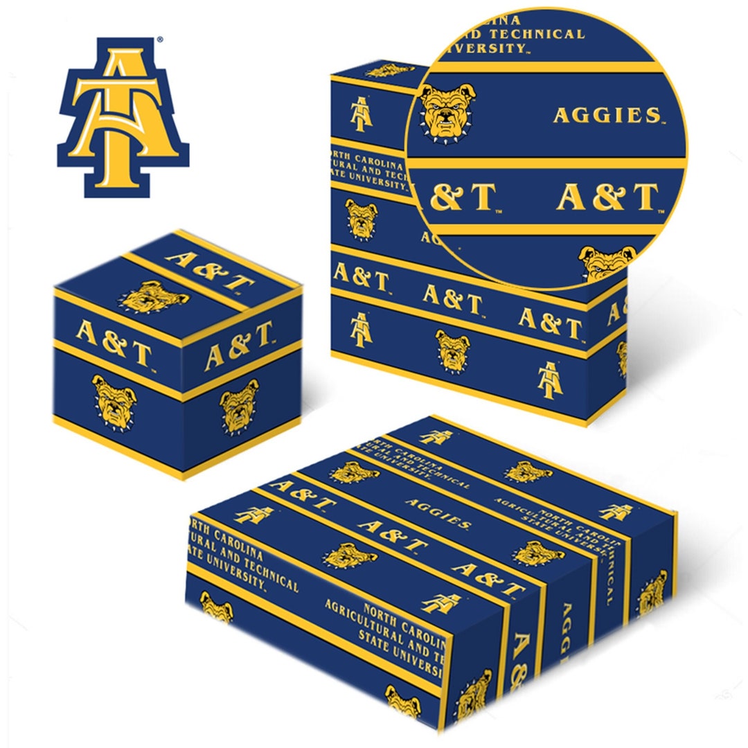 NCAT Gift Wrapping Paper (north Carolina A and T University) - Etsy