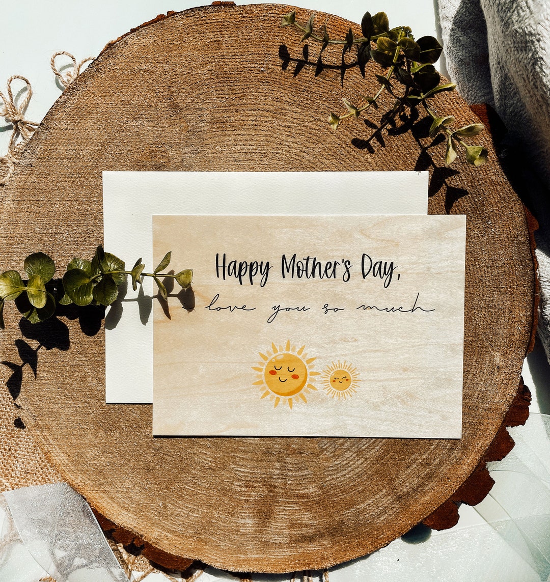 Mother's Day Sun Card - Etsy