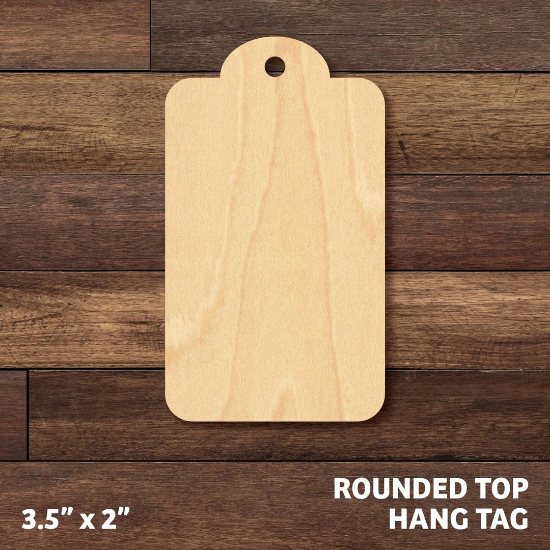 Rounded Top Hang Tag, Sets of 25 - Etsy