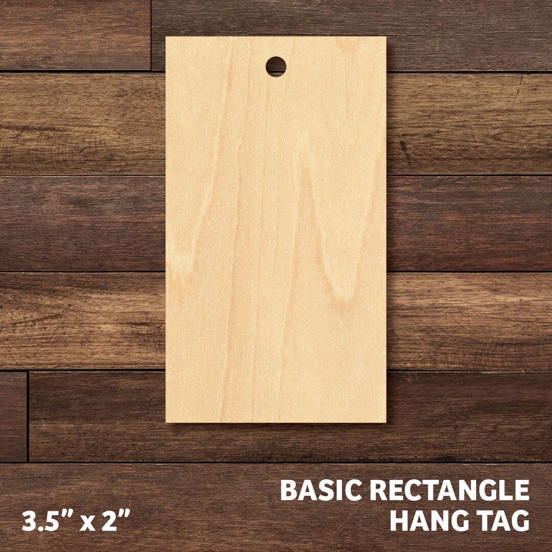 Basic Rectangle Hang Tag, Sets of 25 - Etsy