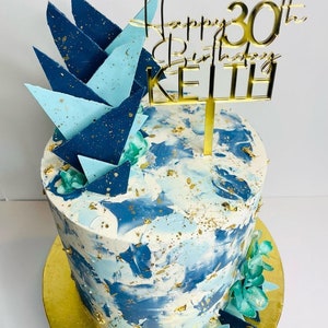 Custom Cake Topper | Birthday Cake Topper| Layered Cake Topper | Custom ...