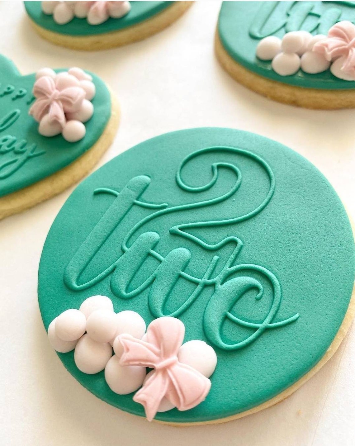 Custom Number Embosser Stamp Cookies Cupcakes Cookie - Etsy