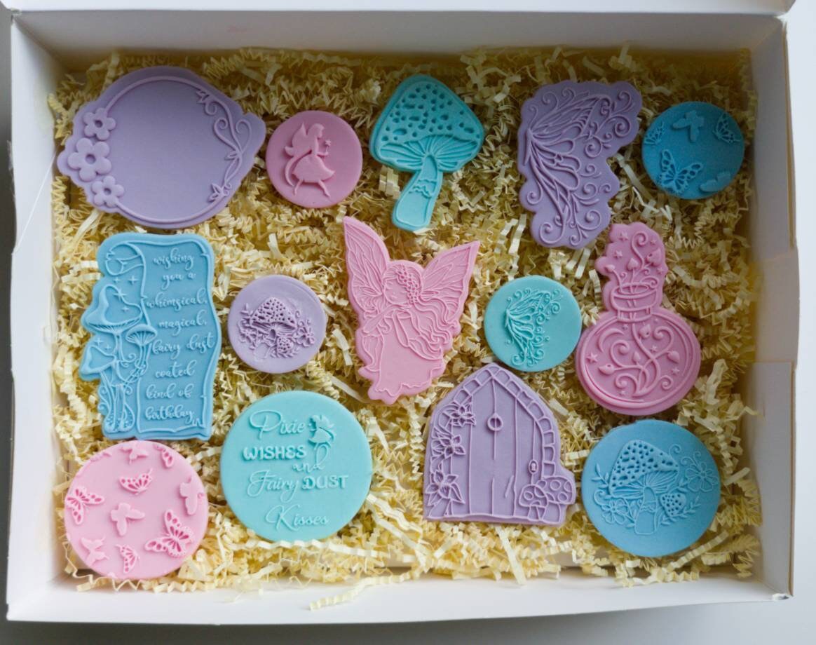 Pixie Wishes Fairy Dust Embosser Cookie Embosser Cupcake - Etsy