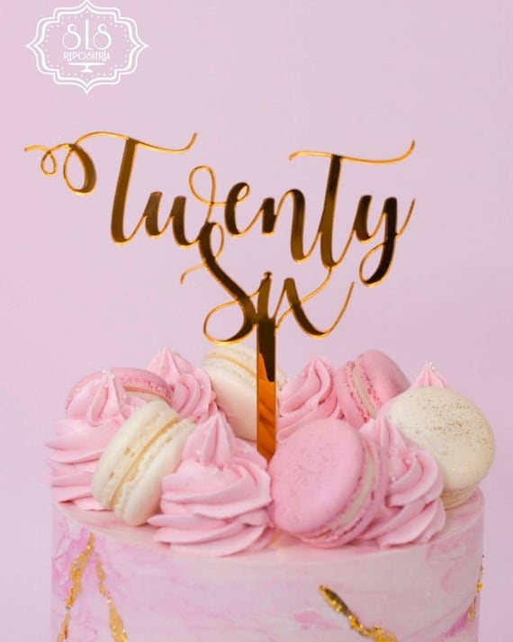 Custom Number Cake Topper Personalized Cake Topper Birthday | Etsy