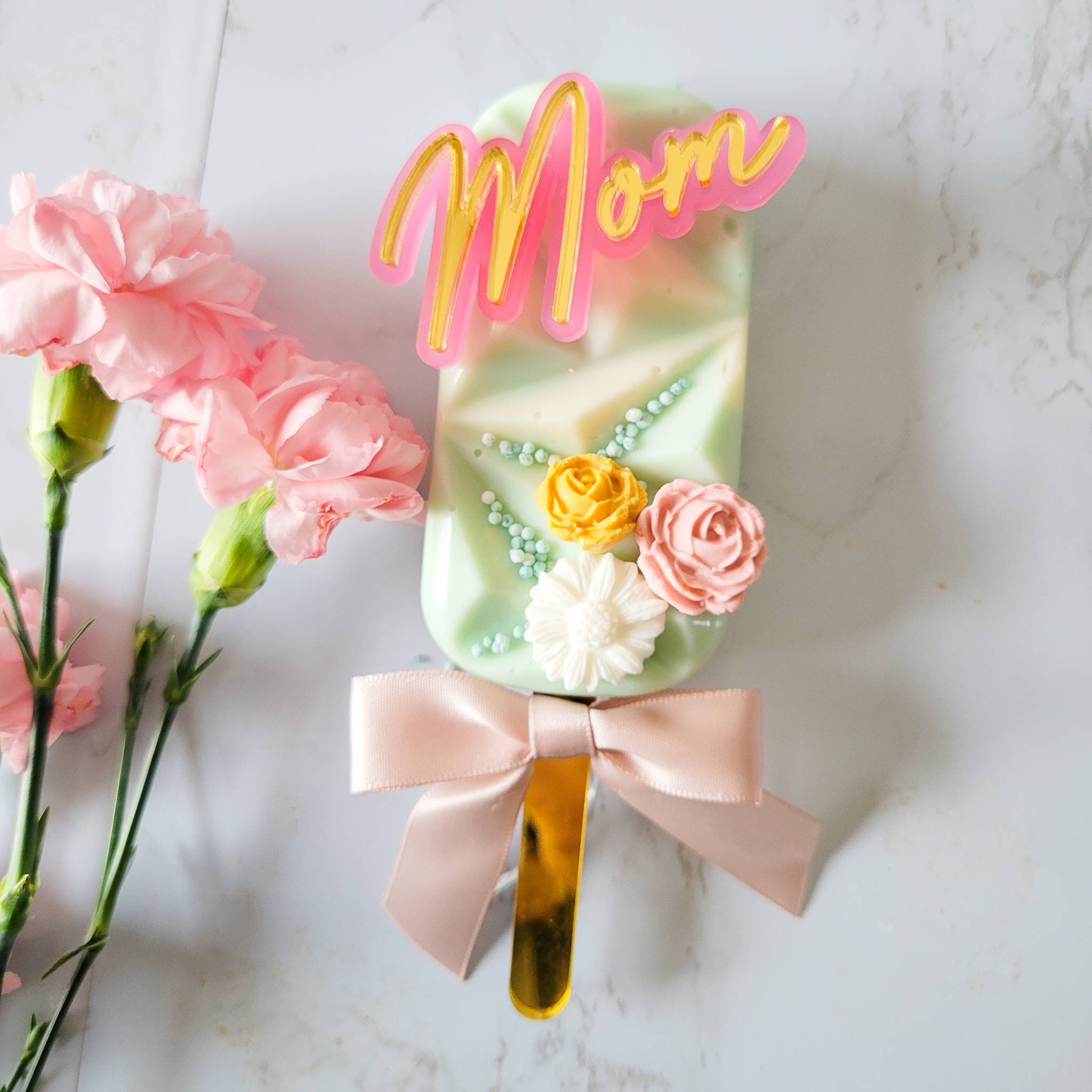 Mother's Day Cupcake Gems Acrylic Charms Cupcake - Etsy