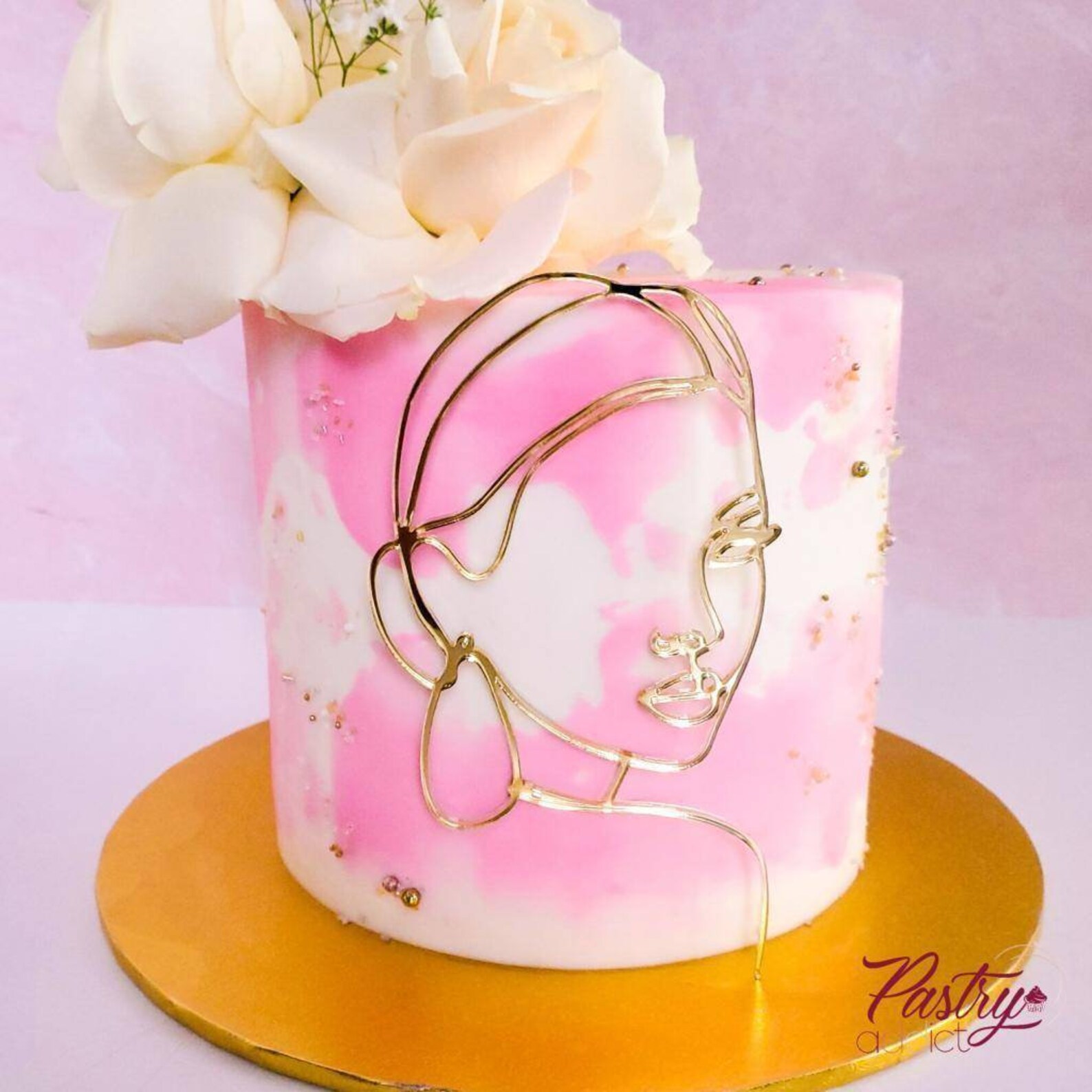 Face Charm Acrylic Acrylic Charms Line Art Woman Cake - Etsy