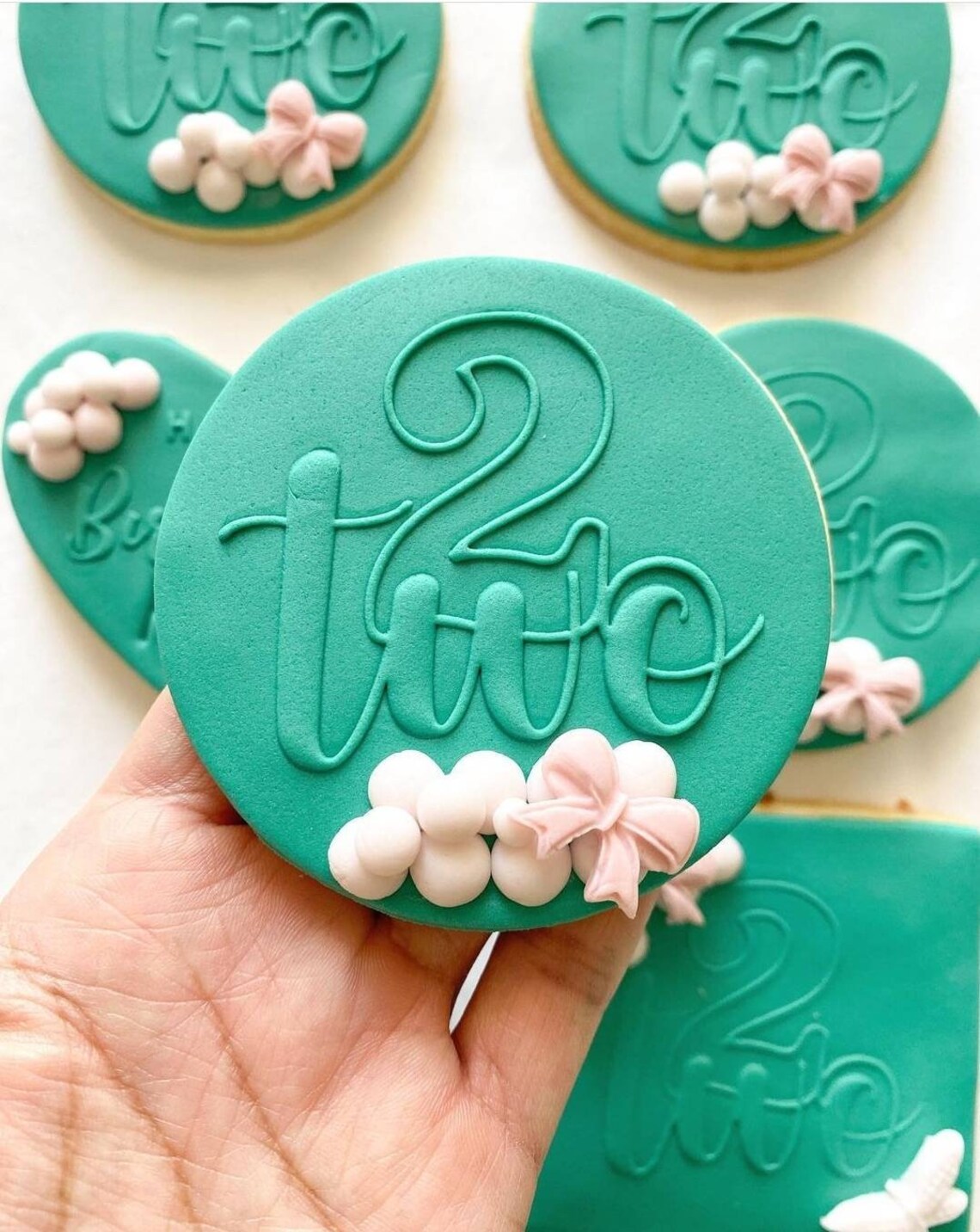 Custom Number Embosser Stamp Cookies Cupcakes Cookie - Etsy