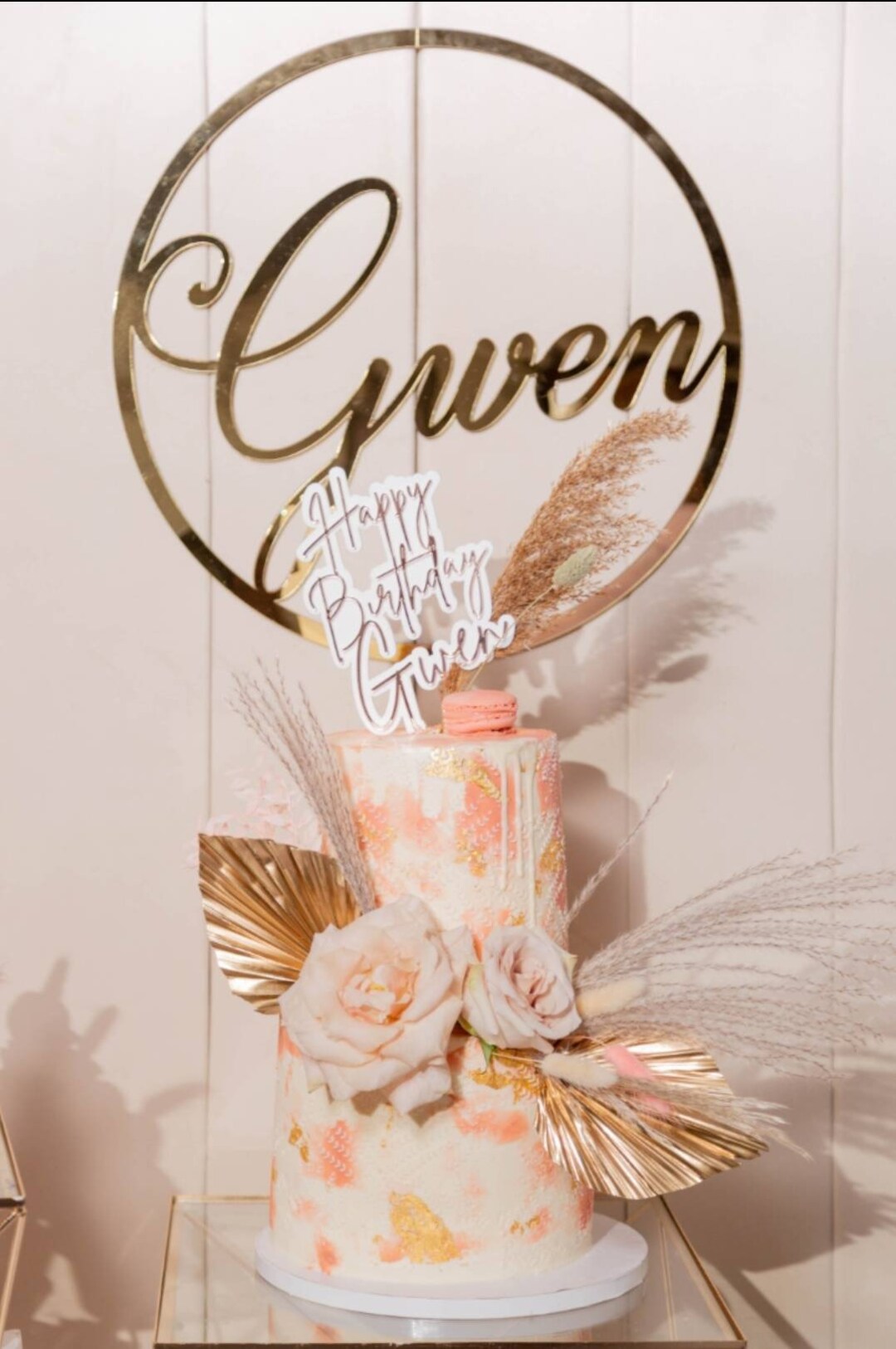Acrylic Cake Topper| Birthday Cake Topper| Layered Cake Topper| Custom ...