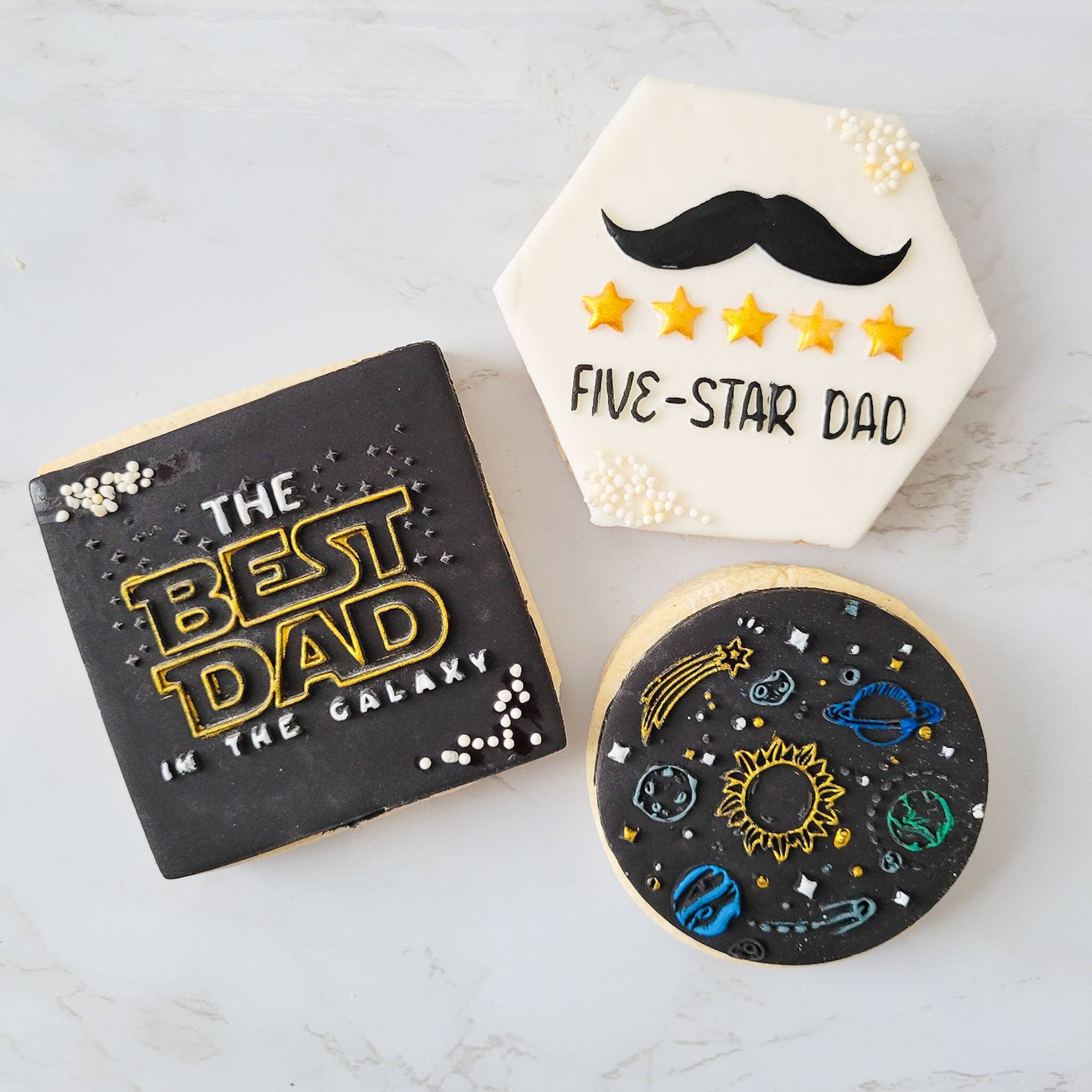 Best Dad Fathers Day Cookie Embosser| Fondant Cookie Embosser | Fondant ...