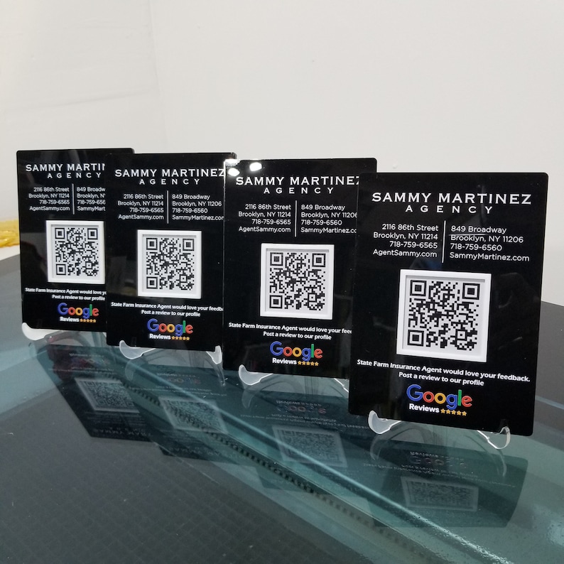 Google Review QR Code Display Sign Cashapp QR Code Display - Etsy