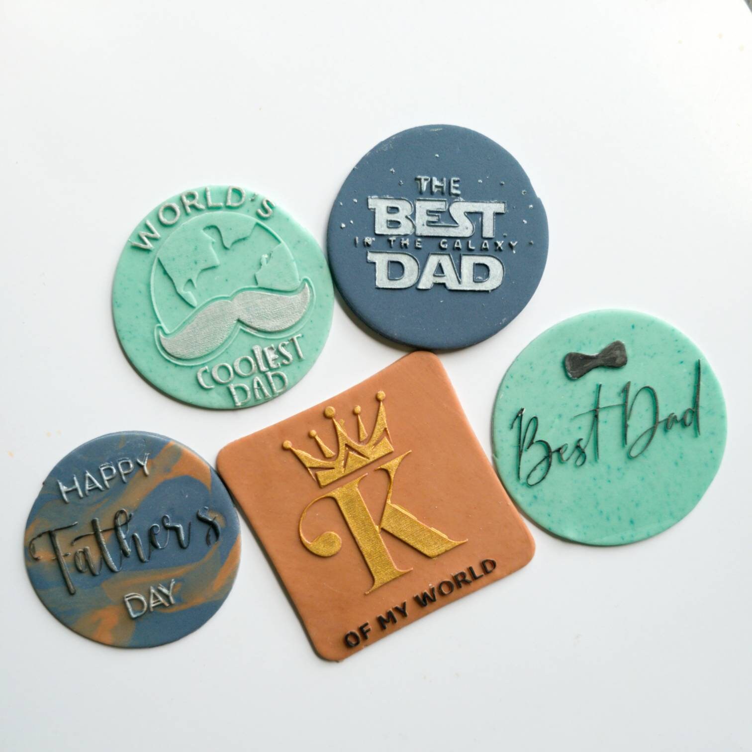 Best Dad Cookie Embosser Best Dad Cupcake Topper Cookie - Etsy