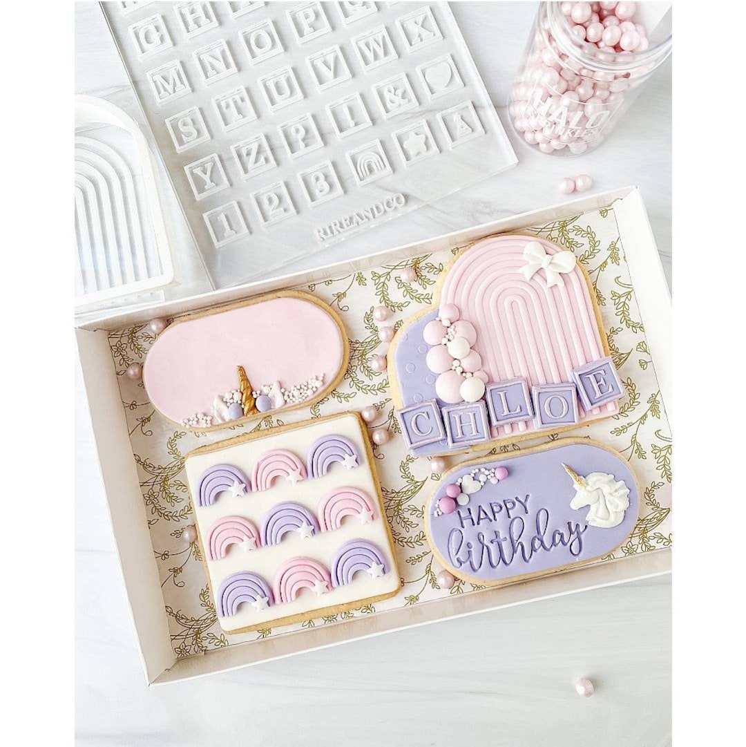 Baby Blocks Cookie Alphabet Blocks Cookie Stamp| Cookie Embosser ...